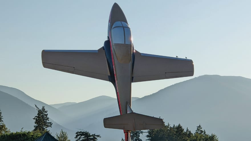 Golden Centennaires Tutor Jet Display | Town of Creston